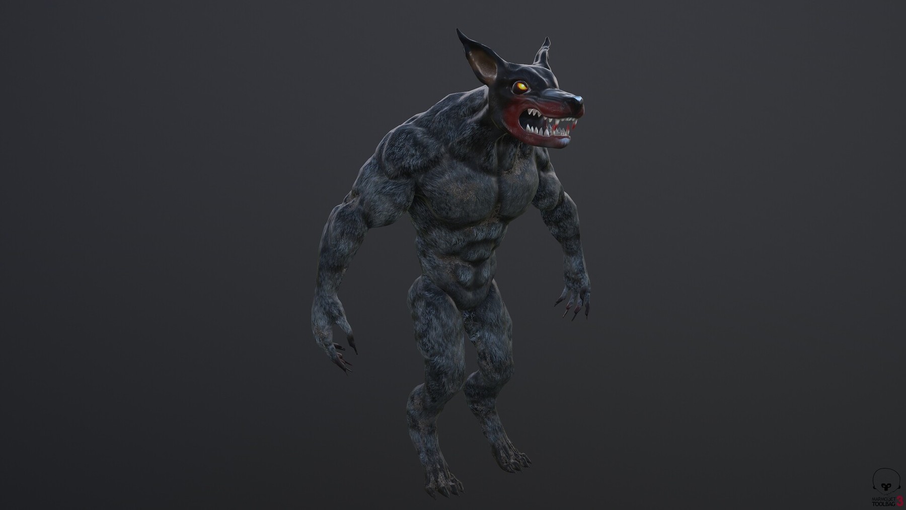 ArtStation - Fenrir Low poly 3D model | Game Assets
