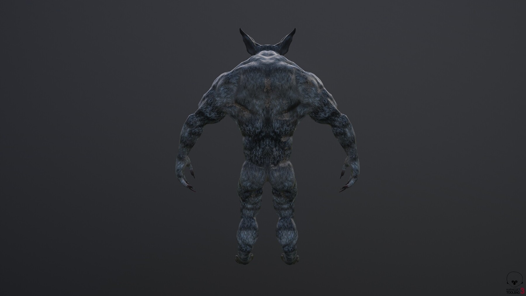 ArtStation - Fenrir Low poly 3D model | Game Assets