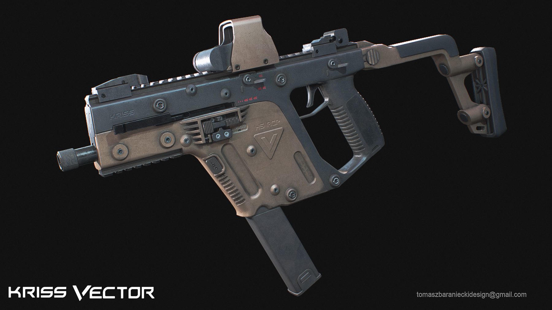 ArtStation - KRISS VECTOR Game ready model | Game Assets