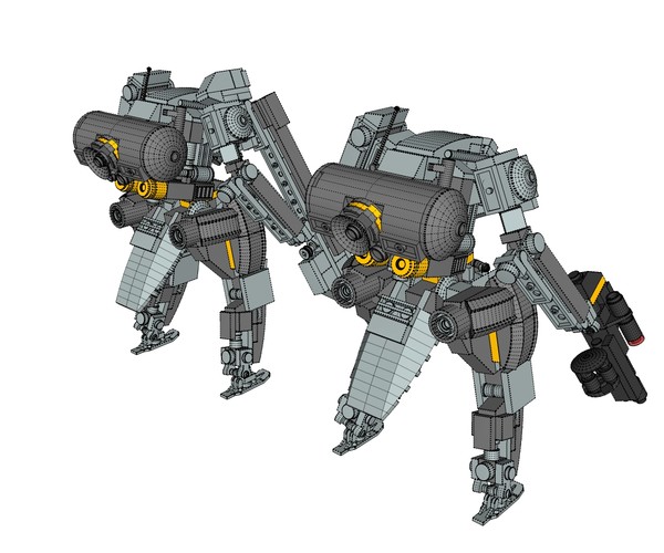 ArtStation - Lego robot LHB-ZT-003 ONTAKE | Resources