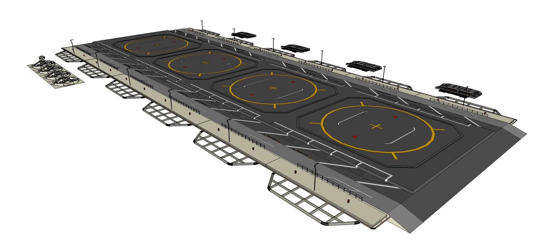 ArtStation - sci-fi landing platform 1 | Resources