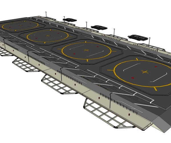 ArtStation - sci-fi landing platform 1 | Resources