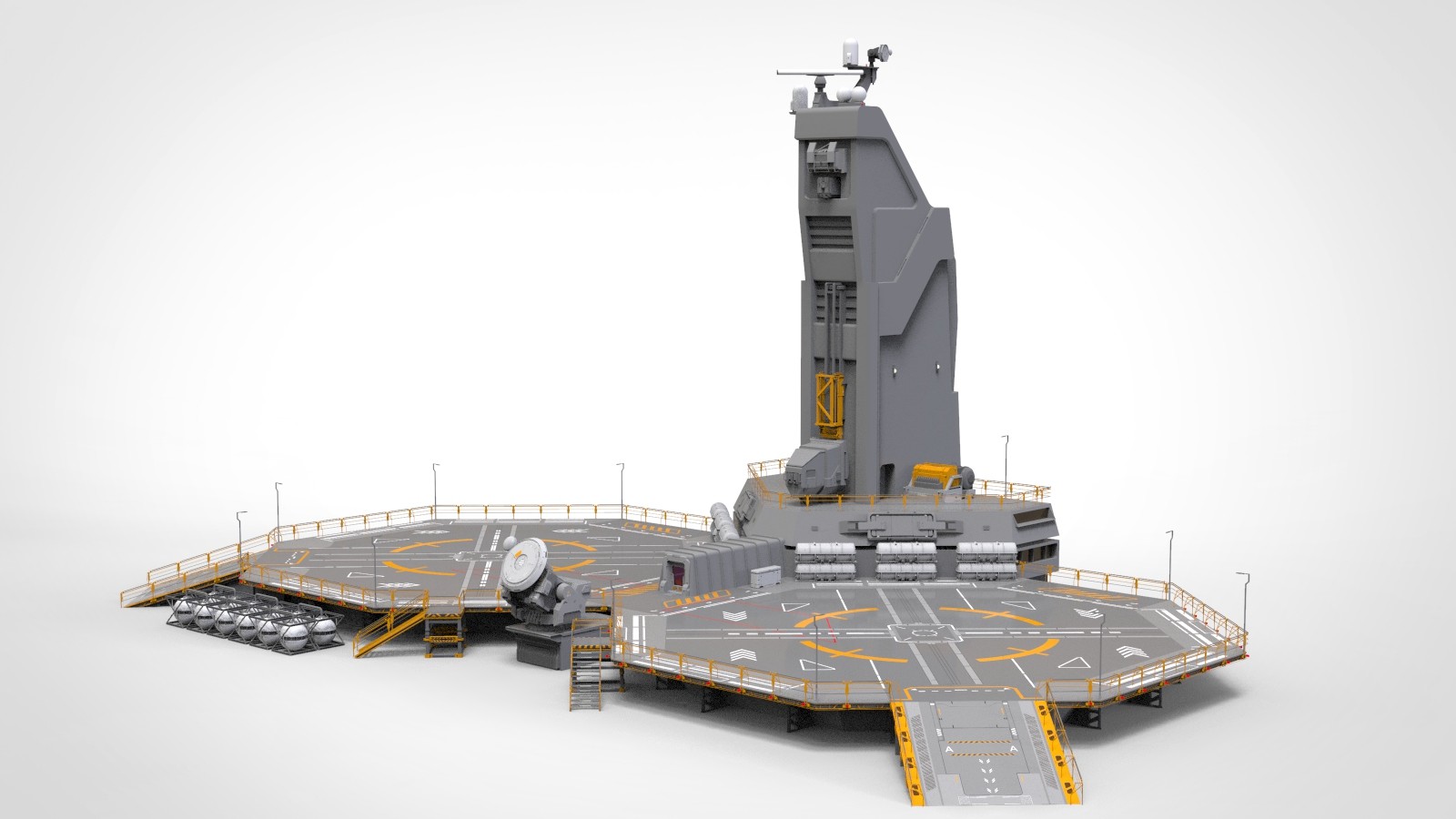 ArtStation - sci-fi Helipad | Resources