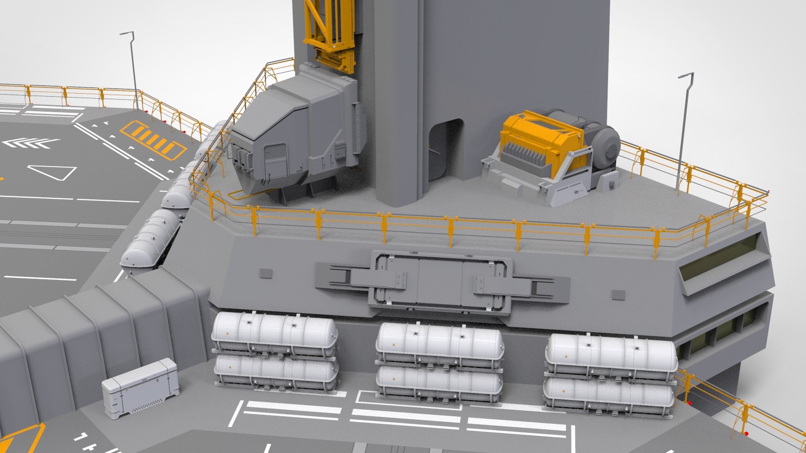 ArtStation - sci-fi Helipad | Resources