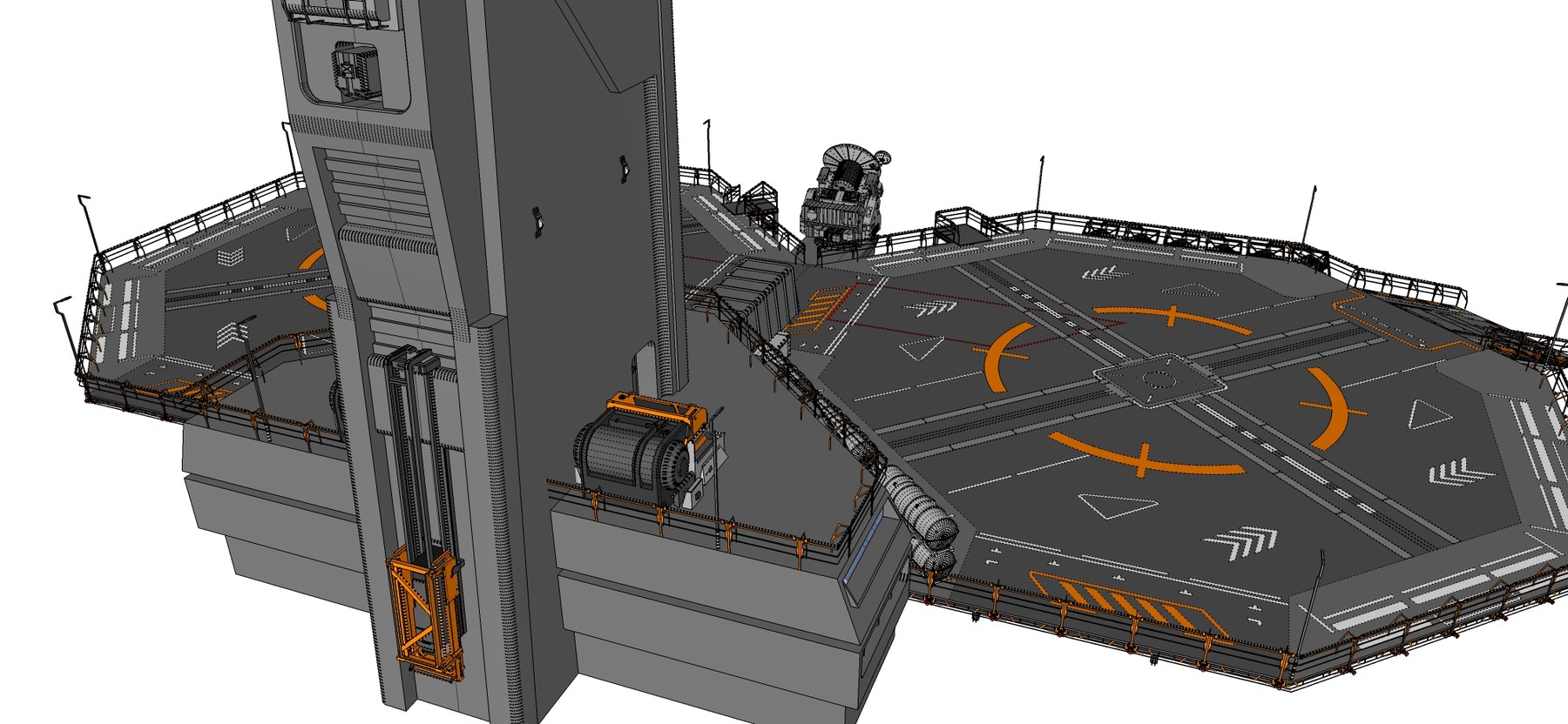 ArtStation - sci-fi Helipad | Resources