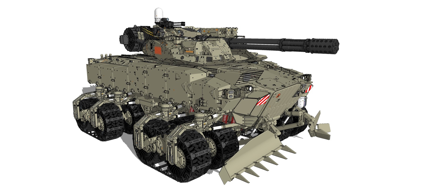 ArtStation - Sci fi Infantry fighting vehicle | Resources