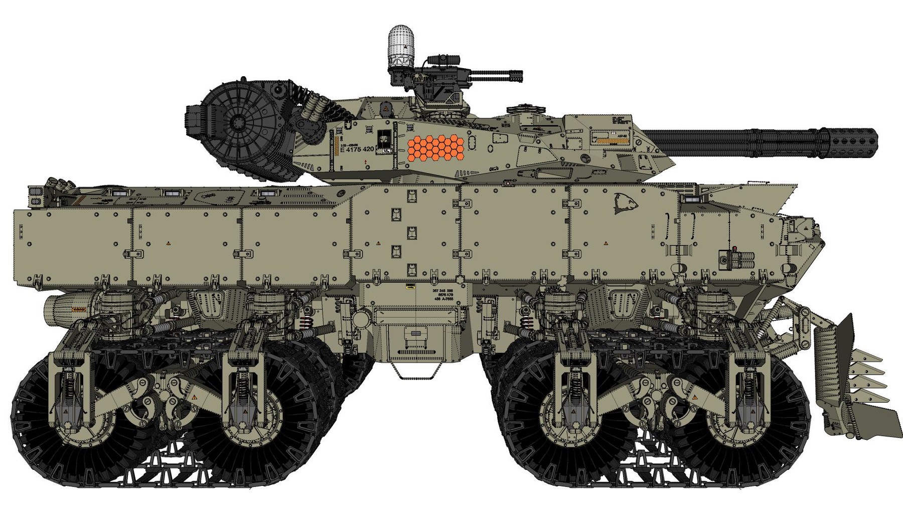 ArtStation - Sci fi Infantry fighting vehicle | Resources