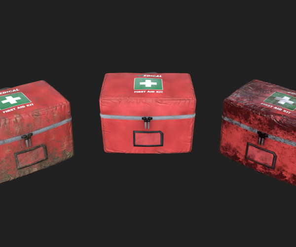 ArtStation - First Aid Kit PBR | Game Assets