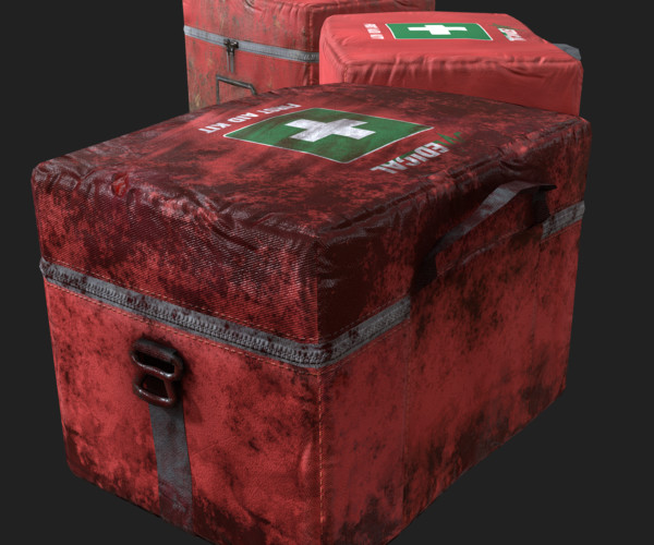 ArtStation - First Aid Kit PBR | Game Assets