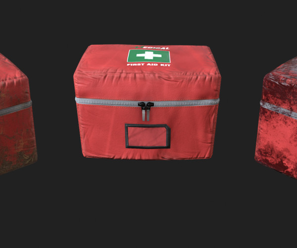 ArtStation - First Aid Kit PBR | Game Assets