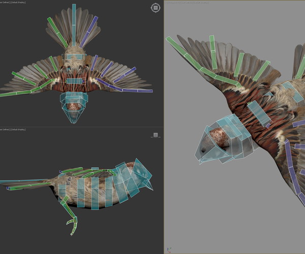 ArtStation - Animated Sparrow | Game Assets