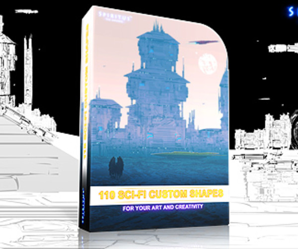 ArtStation - 110 SCI-FI CUSTOM SHAPES - PACK 57 | Artworks
