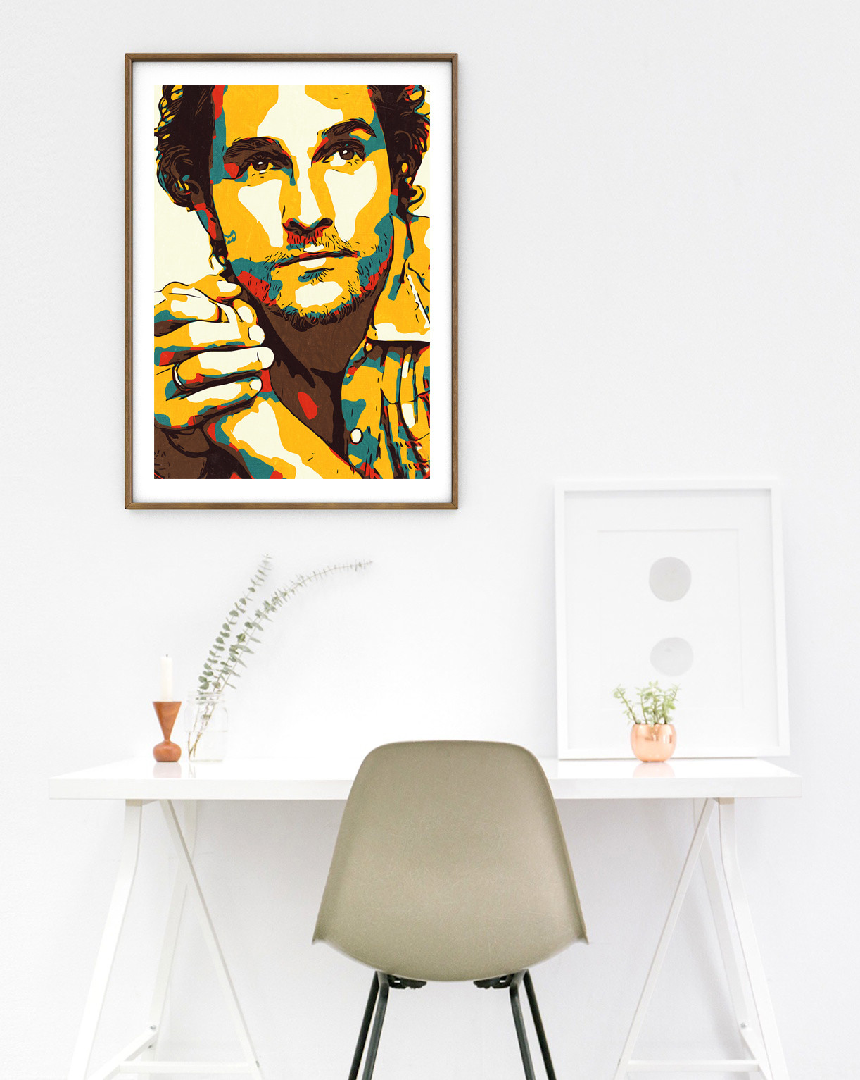 ArtStation - Matthew McConaughey Poster,Matthew McConaughey Room Art ...