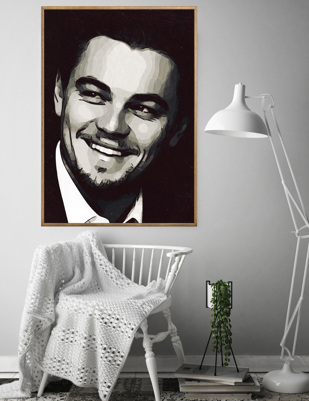 ArtStation - Leonardo DiCaprio Poster,Leonardo DiCaprio Print,Leonardo ...