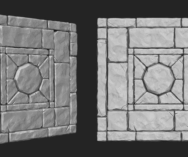 ArtStation - Tileable Dungeon Floor | Game Assets