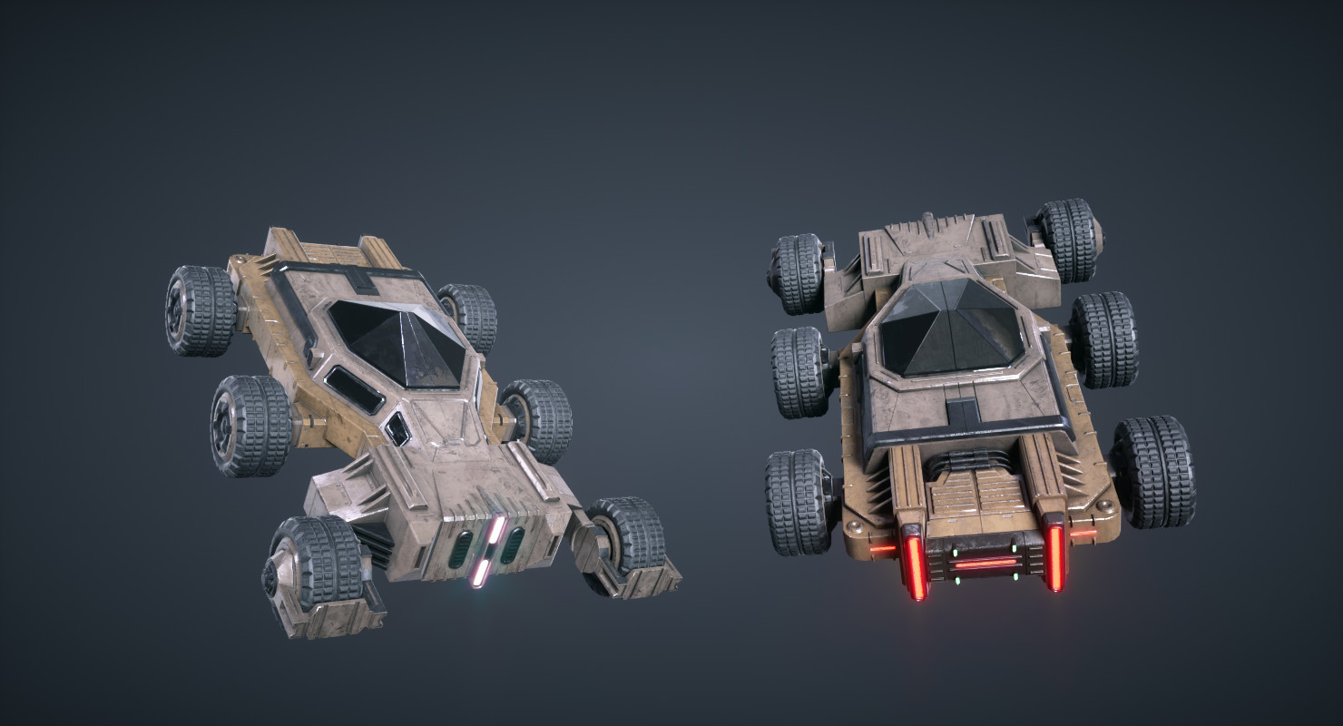 ArtStation - Mars KitBash - Vehicle | Game Assets