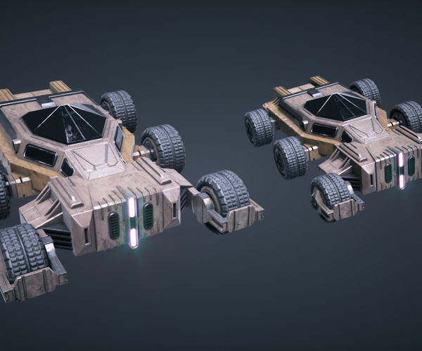 ArtStation - Mars KitBash - Vehicle | Game Assets