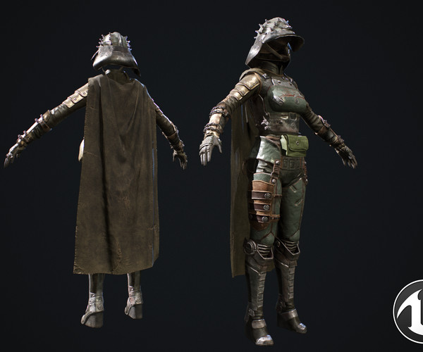 ArtStation - Female set 1 | Game Assets