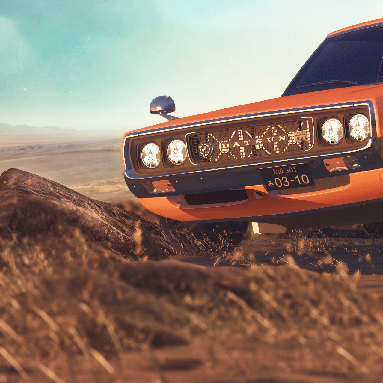 ArtStation - Car In Desert | Artworks