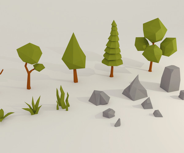 ArtStation - Nature Pack - Low Poly | Game Assets