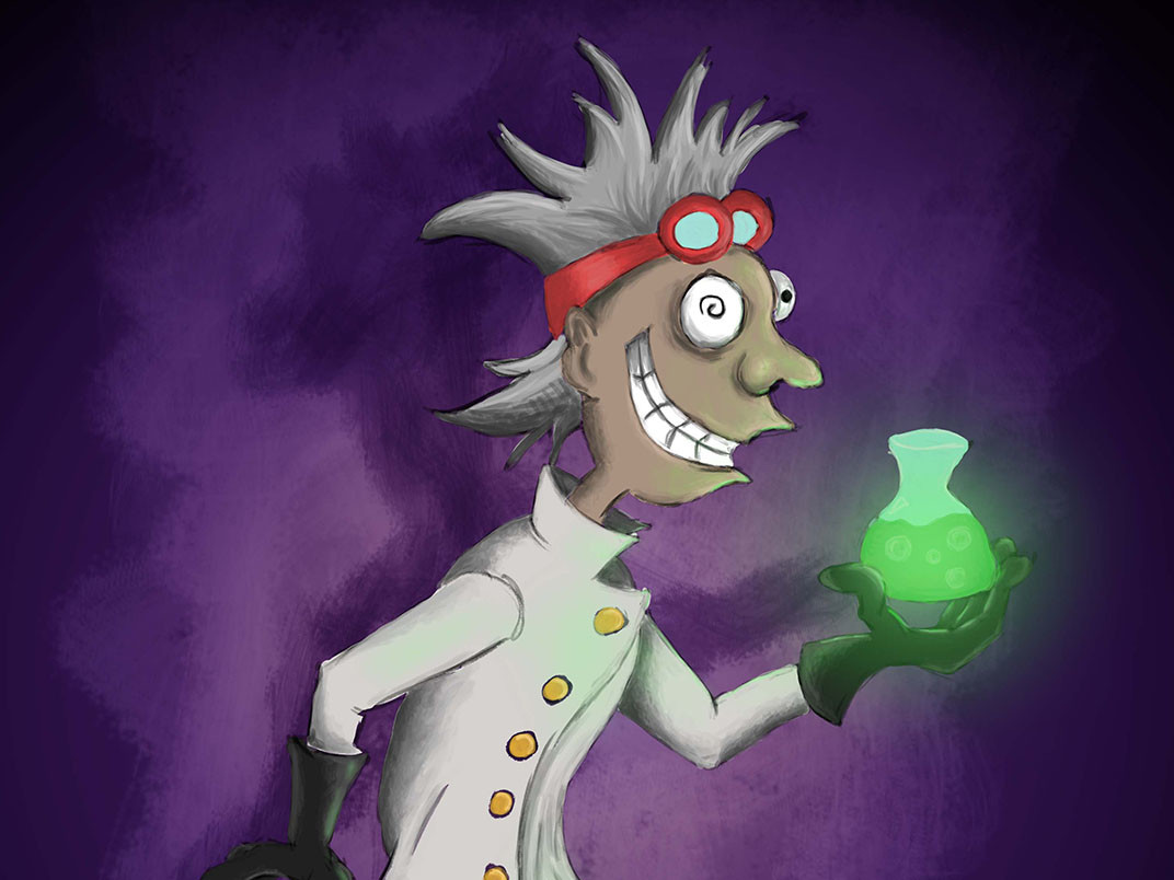 ArtStation - Mad Scientist Digital Download (A4) | Artworks