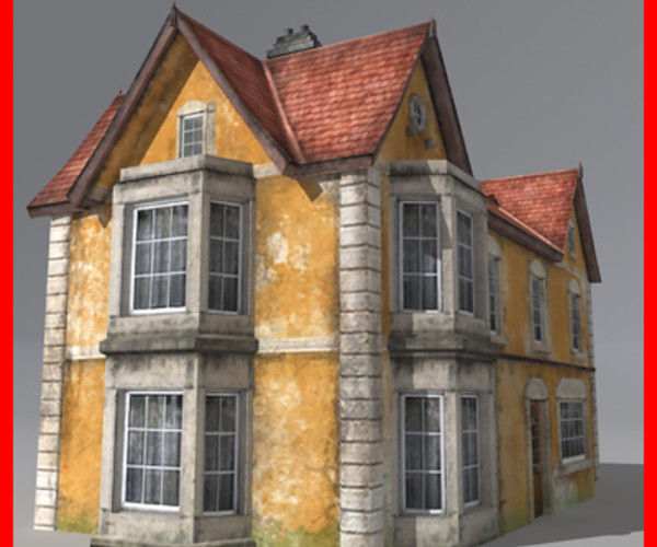 ArtStation - Realistic Old Building | Game Assets