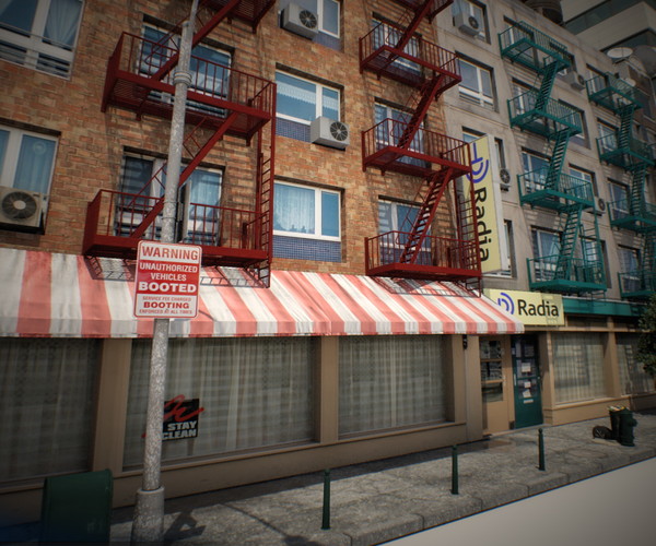 ArtStation - NYC Block Set 2 V2 | Resources