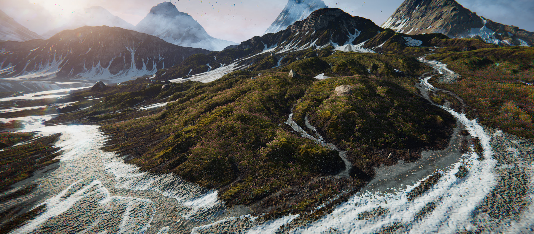 ArtStation - Mountain Lake Valley Environment - Unity 2017 Project ...