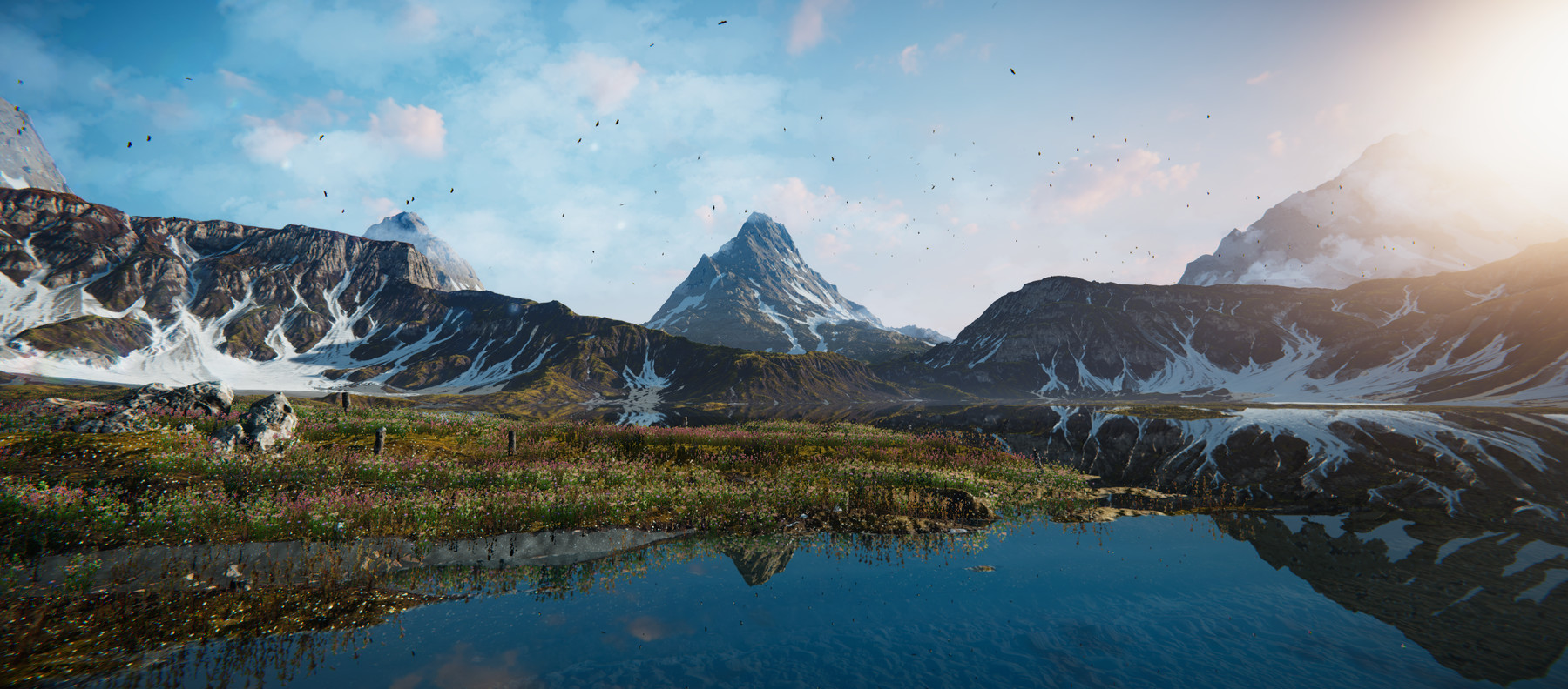 ArtStation - Mountain Lake Valley Environment - Unity 2017 Project ...