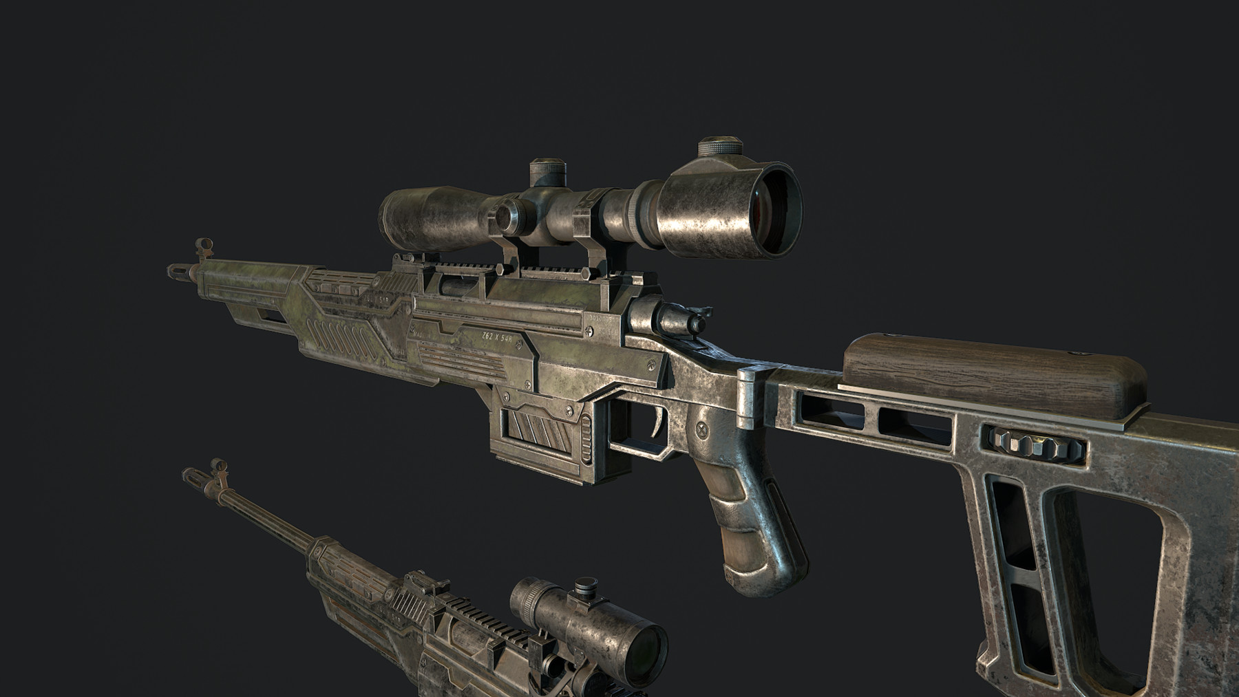 ArtStation - Sniper rifle | Game Assets