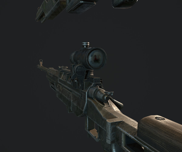 ArtStation - Sniper rifle | Game Assets
