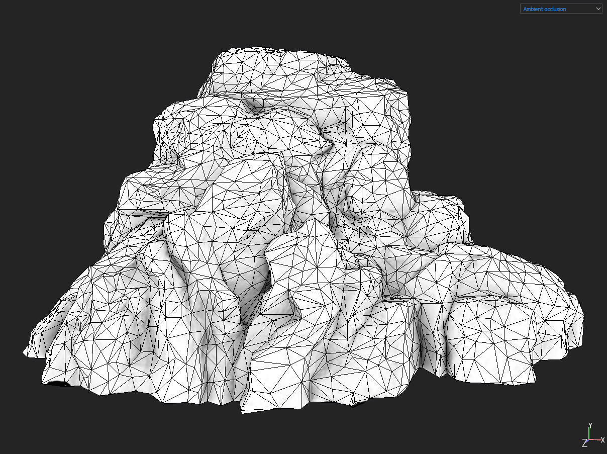 ArtStation - Low poly Snow Winter Rock Pack | Game Assets