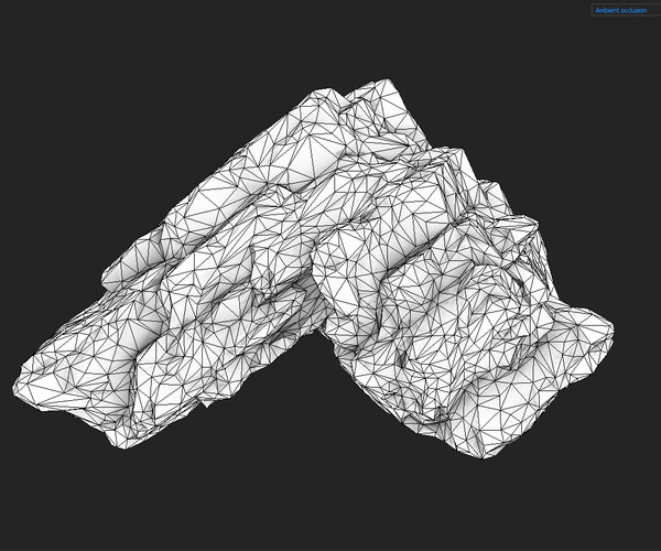 ArtStation - Low poly Blocky Rock Mossy Pack | Game Assets
