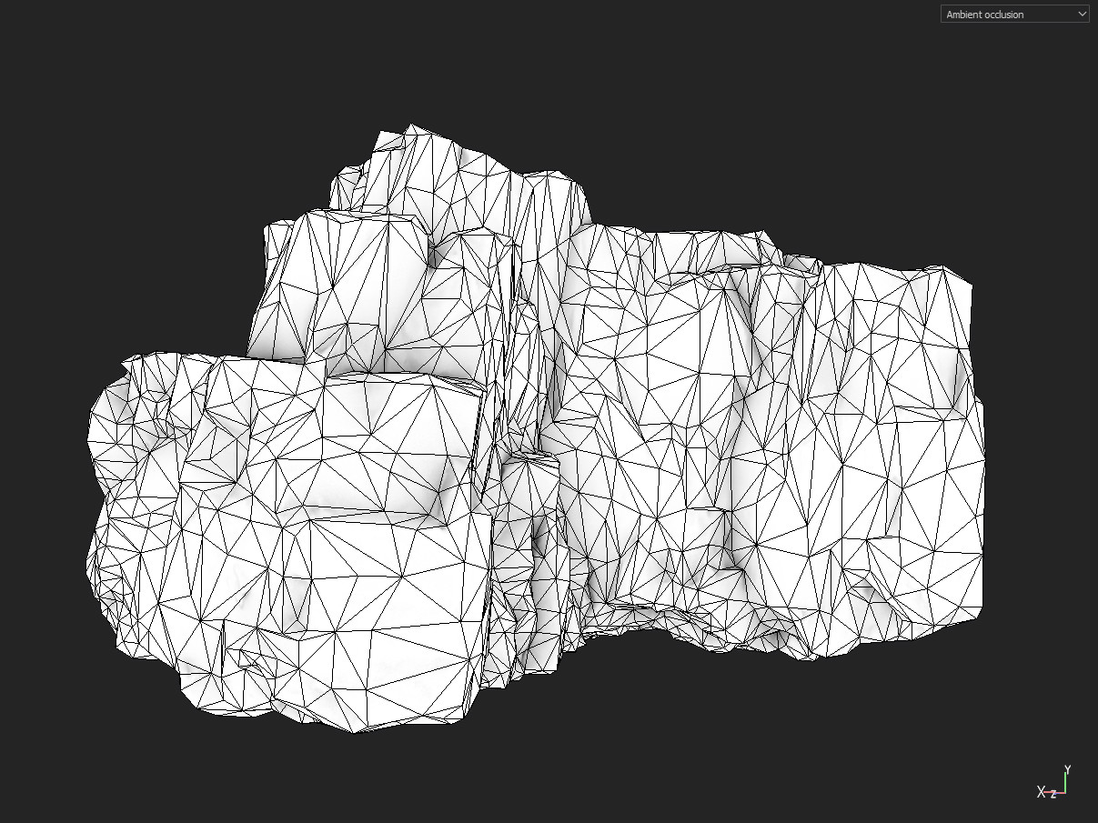 ArtStation - Low poly Blocky Rock Mossy Pack | Game Assets