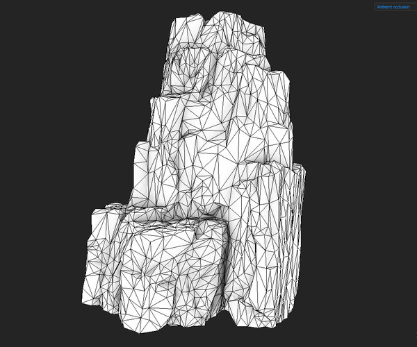 ArtStation - Low poly Blocky Rock Mossy Pack | Game Assets