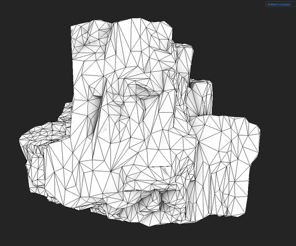 ArtStation - Low poly Blocky Rock Mossy Pack | Game Assets