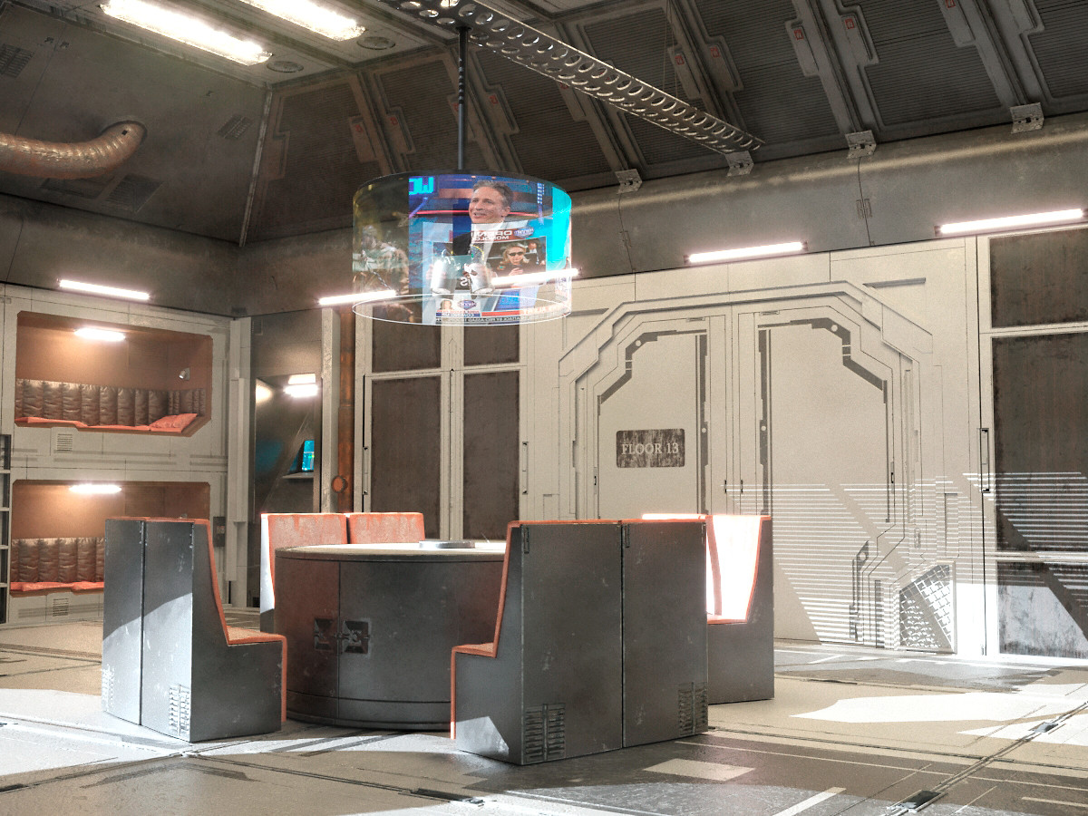 ArtStation - sci fi room 3d asset | Game Assets