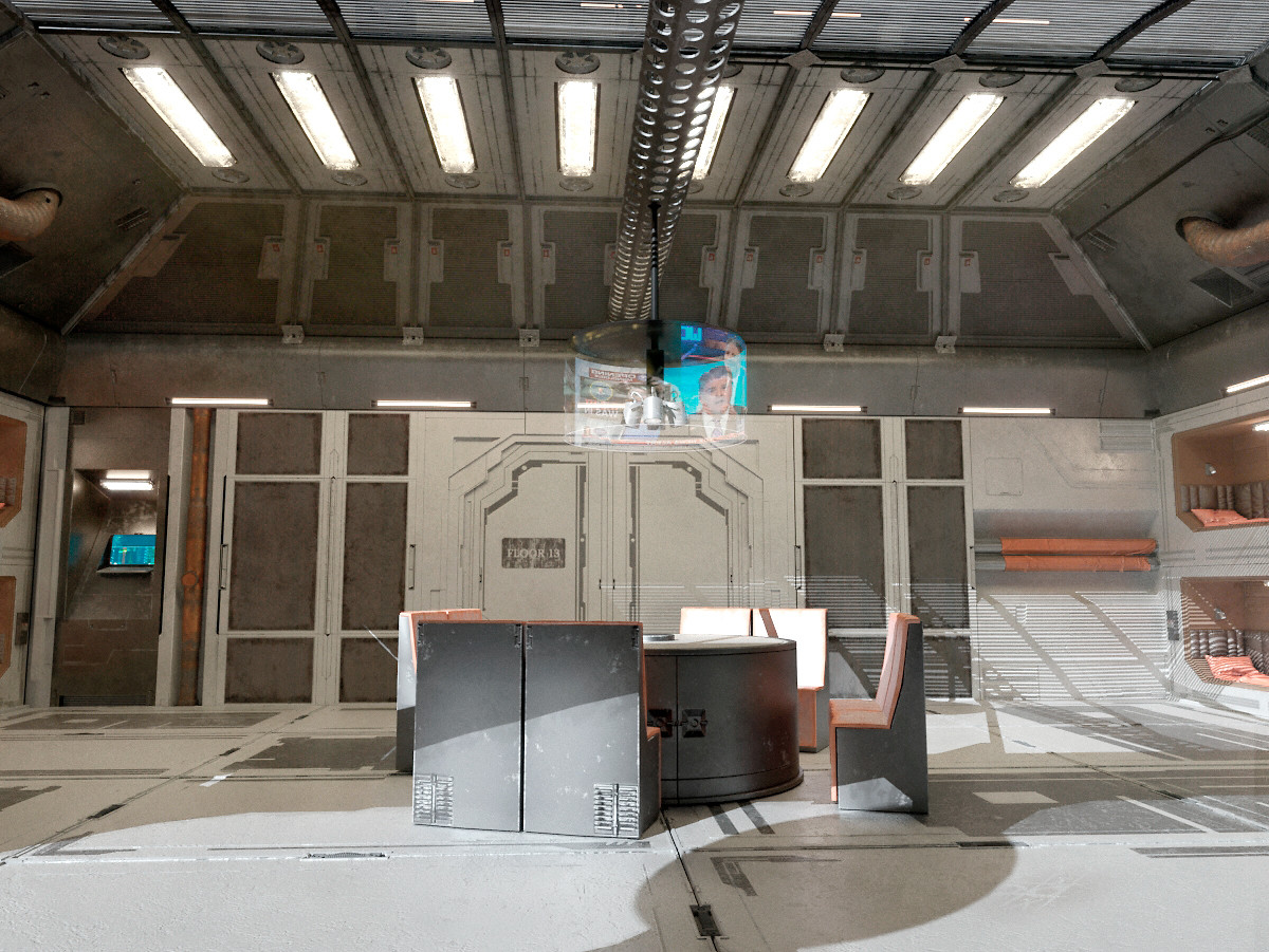 ArtStation - sci fi room 3d asset | Game Assets