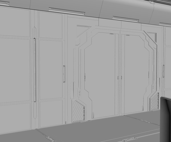 ArtStation - sci fi room 3d asset | Game Assets