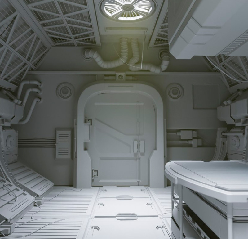 ArtStation - sci fi room | Resources