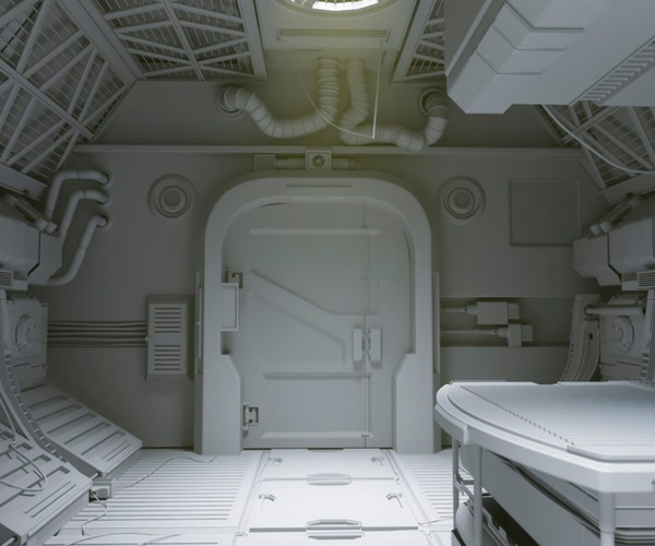 ArtStation - sci fi room | Resources