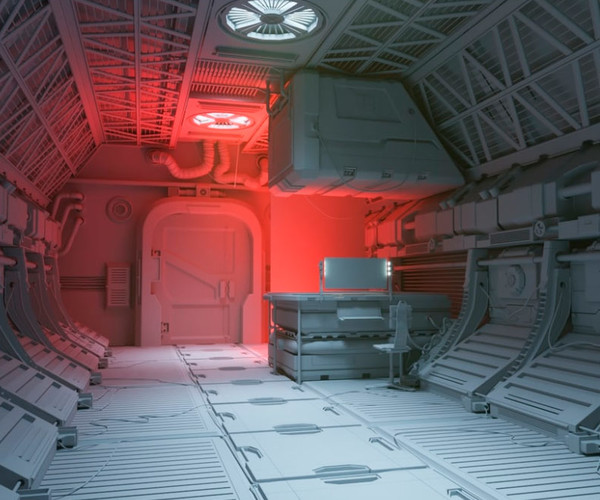 ArtStation - sci fi room | Resources