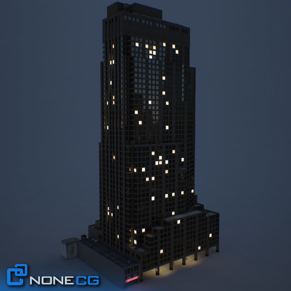 ArtStation - NYC Building 1685 Broadway Theater | Game Assets