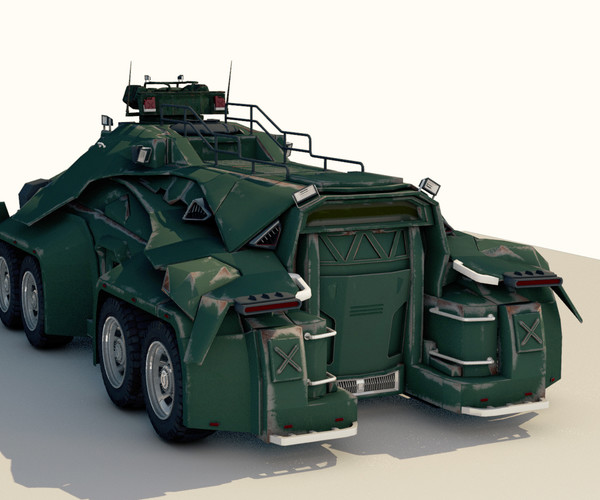 ArtStation - Sci-Fi Military Car | Resources