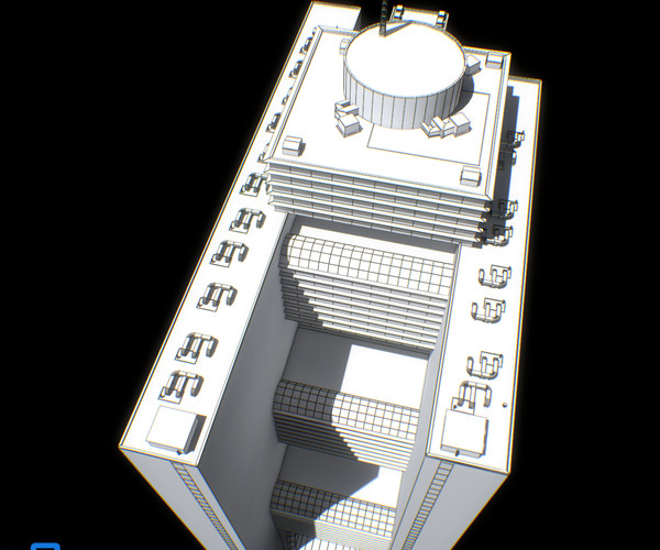 ArtStation - NYC Building Marriott Marquis | Game Assets