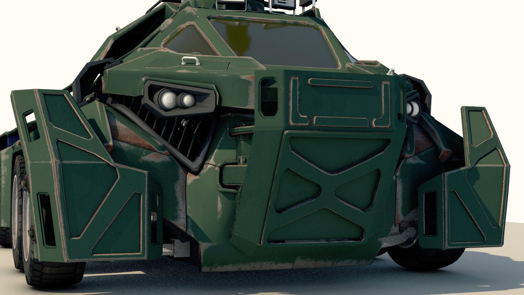 ArtStation - Sci-Fi Military Car | Resources