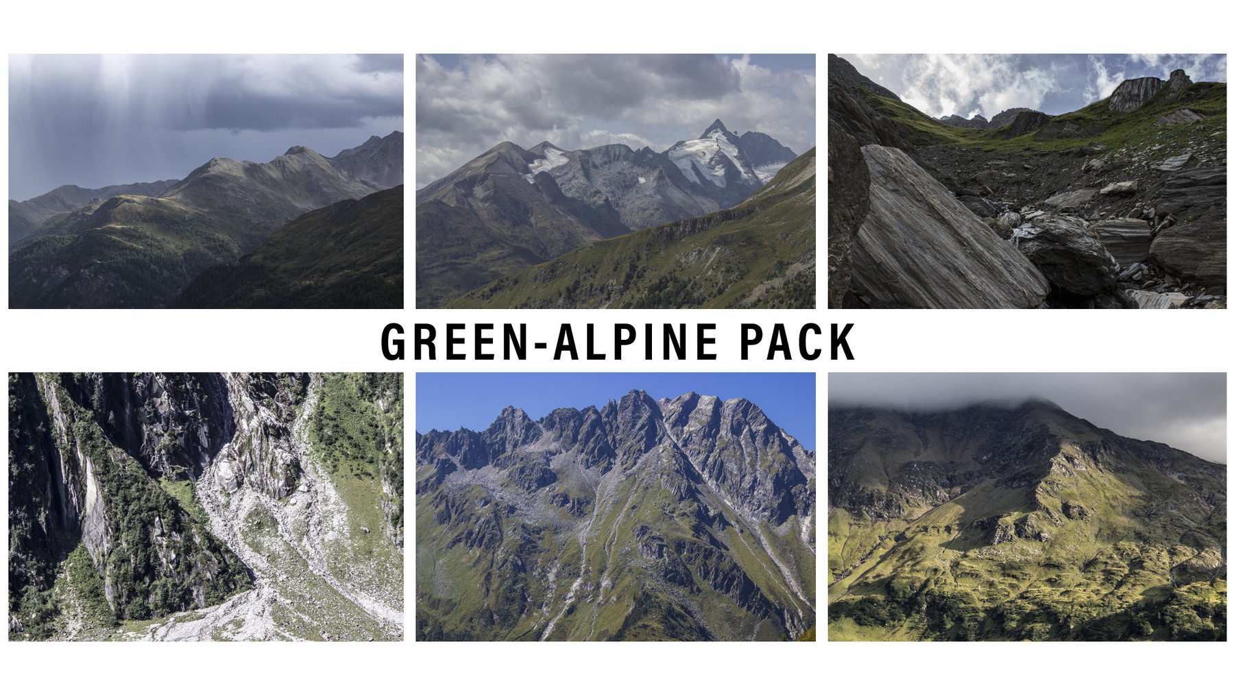 ArtStation - GREEN ALPINE PACK 01 | Resources