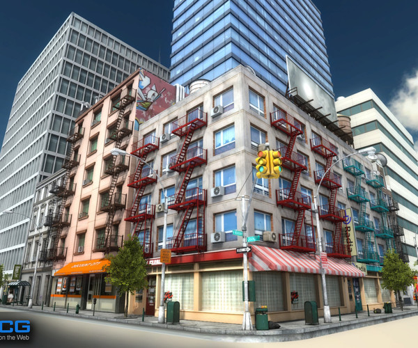 ArtStation - NYC 8-Blocks Unity | Game Assets