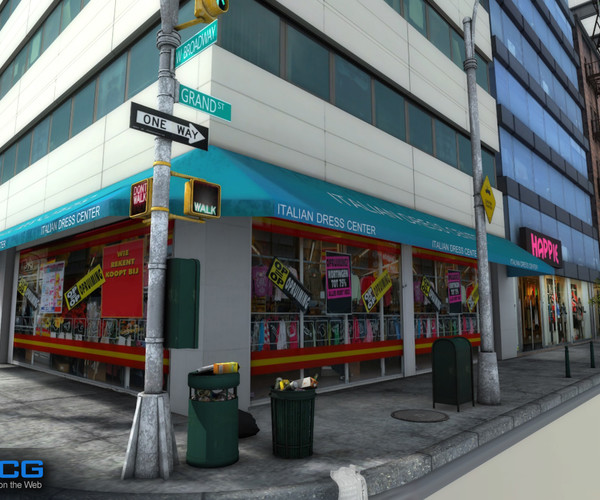 ArtStation - NYC 8-Blocks Unity | Game Assets