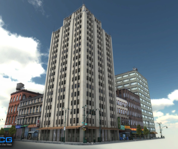 ArtStation - NYC 8-Blocks Unity | Game Assets